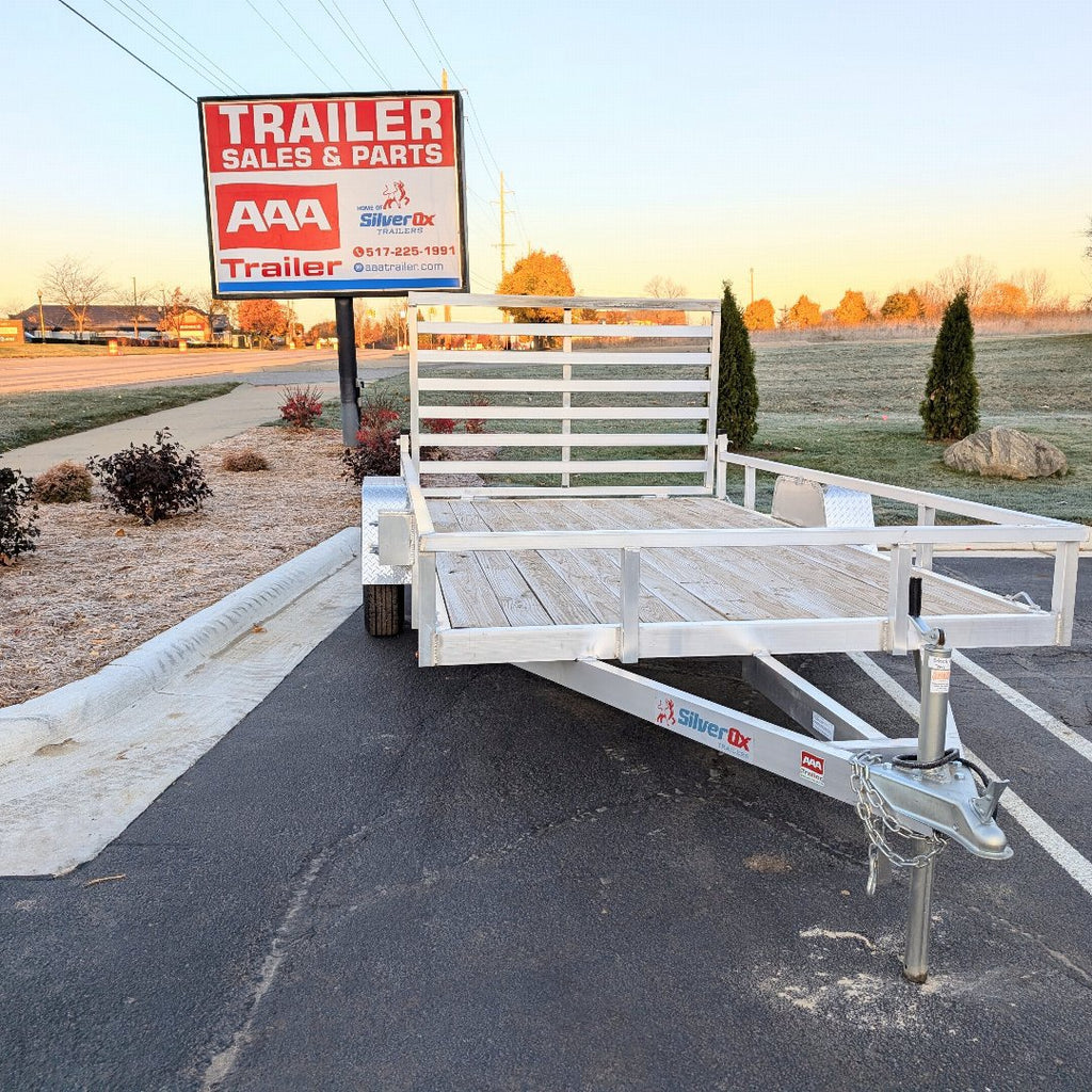 Silver Ox 7x12 Aluminum Utility Trailer | Durable & Versatile – AAA Trailer
